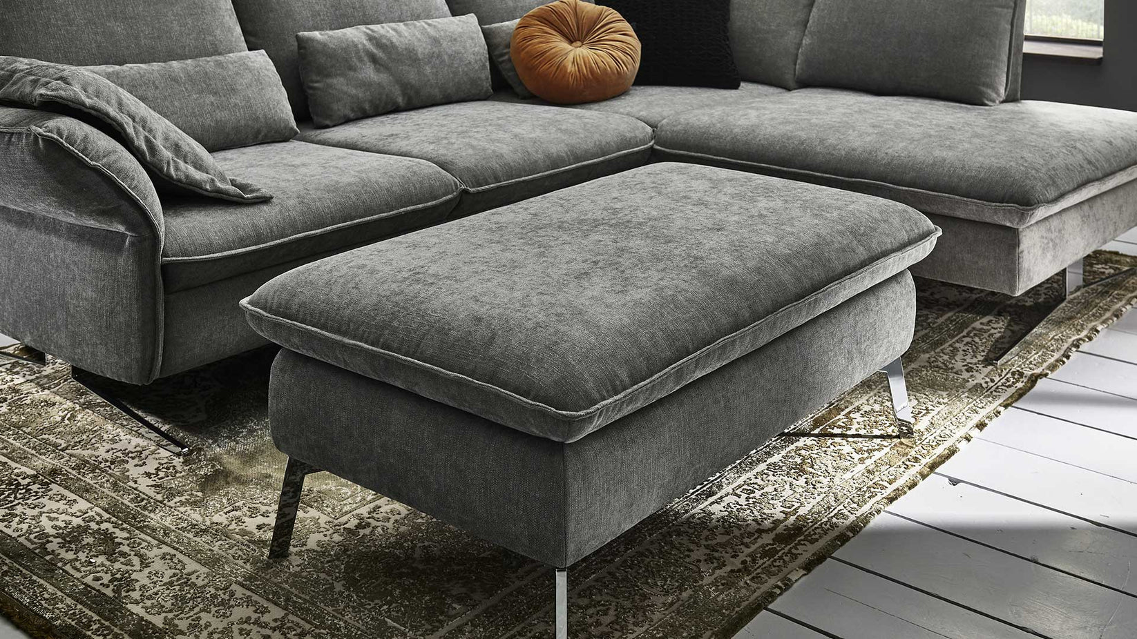 Big Sofa mit verstellbarer Rückenlehne und Kopfteil: TL 2755 ...